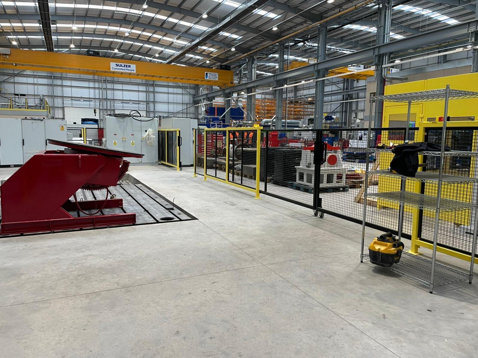 New SULZER Factory showcases Sponmech's Safety Fencing - Sponmech ...