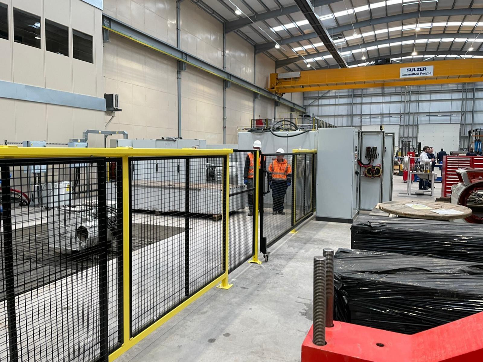 New SULZER Factory showcases Sponmech's Safety Fencing - Sponmech ...